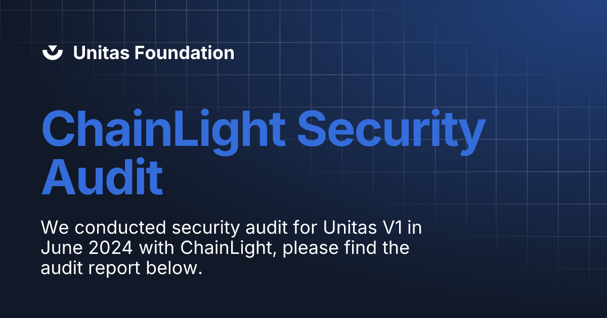 ChainLight Security Audit | Unitas Foundation